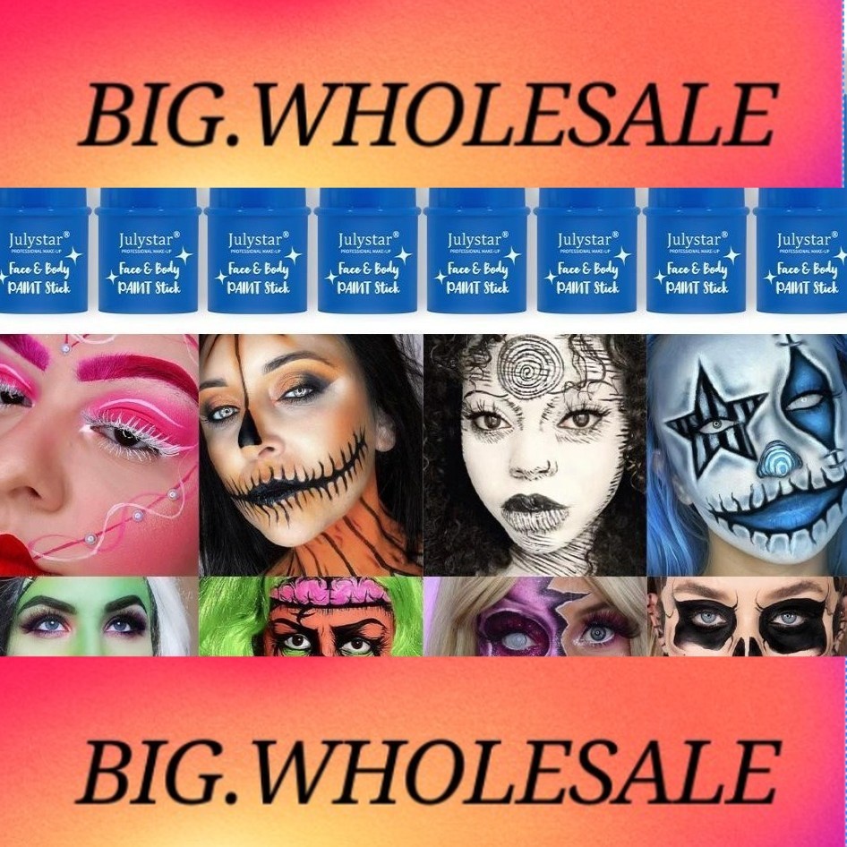 Julystar Halloween Body Painting Paste Cross-border Makeup Facial Water ...