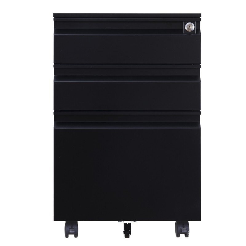Steel Movable Cabinet Office Desk Drawer Data Cabinet Low Cabinet with ...