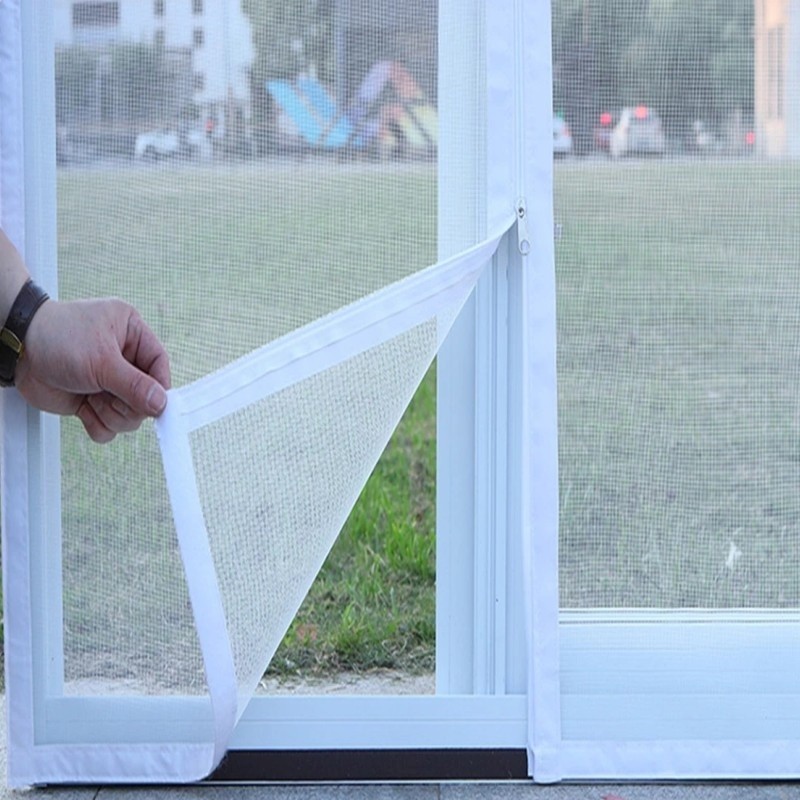 Window screens, zippered mosquito net windows, non-perforating self ...