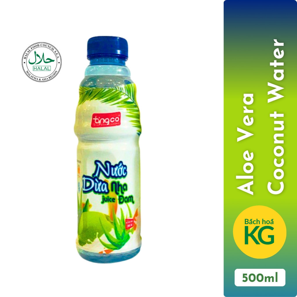 Tingco Aloe Vera Coconut Water 500ml - Nước Dừa Nha Đam Tingco 500ml ...