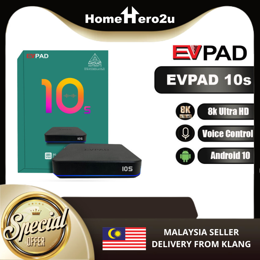 EVPAD 10S 10th Generation 8k Ultra HD Tv Box Android 10 - Homehero2u ...