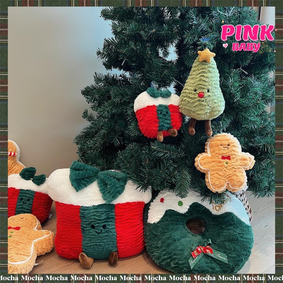 Cute Christmas Tree Decora Plush Dolls Soft Gingerbread Man Plush Toy ...