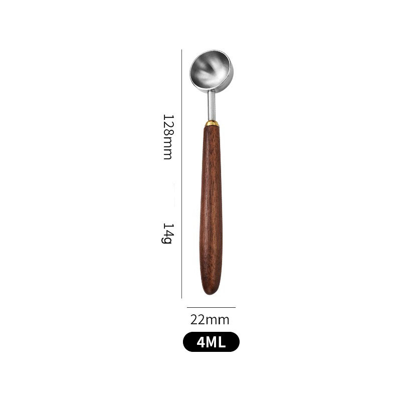 3ML/8ML/23ML Vintage Coffee Measuring Spoon Retro Stainless Steel ...