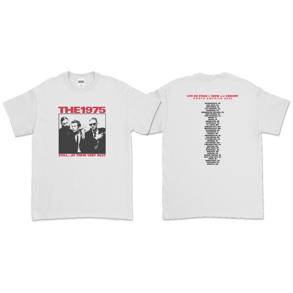 The 1975 - North American Tour 2023 T-shirt (front and Back) | Shopee ...