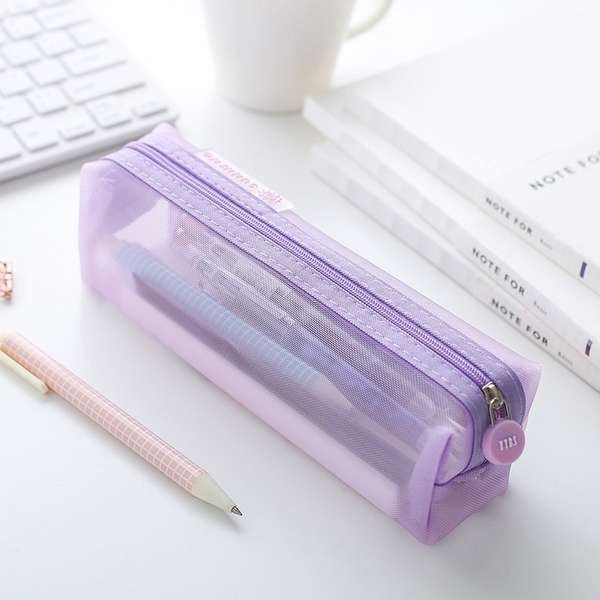 box pencil korean style box pencil case pencil case Beg pensel mesh ...