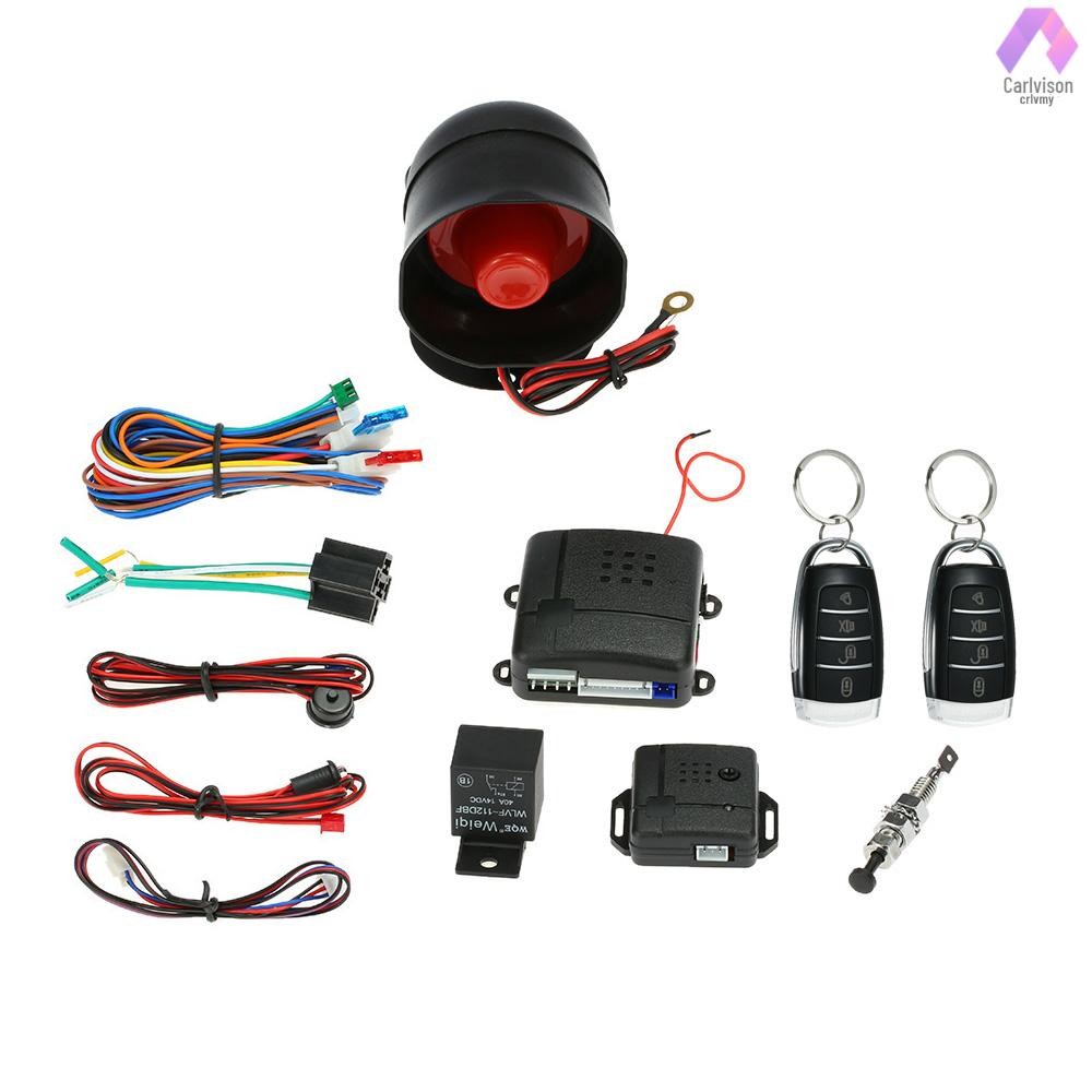Universal Car Vehicle Security System Burglar Alarm Protection Anti ...
