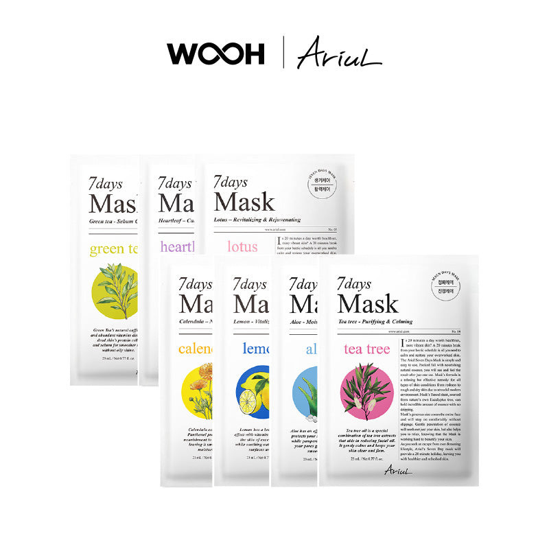 ARIUL 7Days Mask Variety Pack | Shopee Malaysia