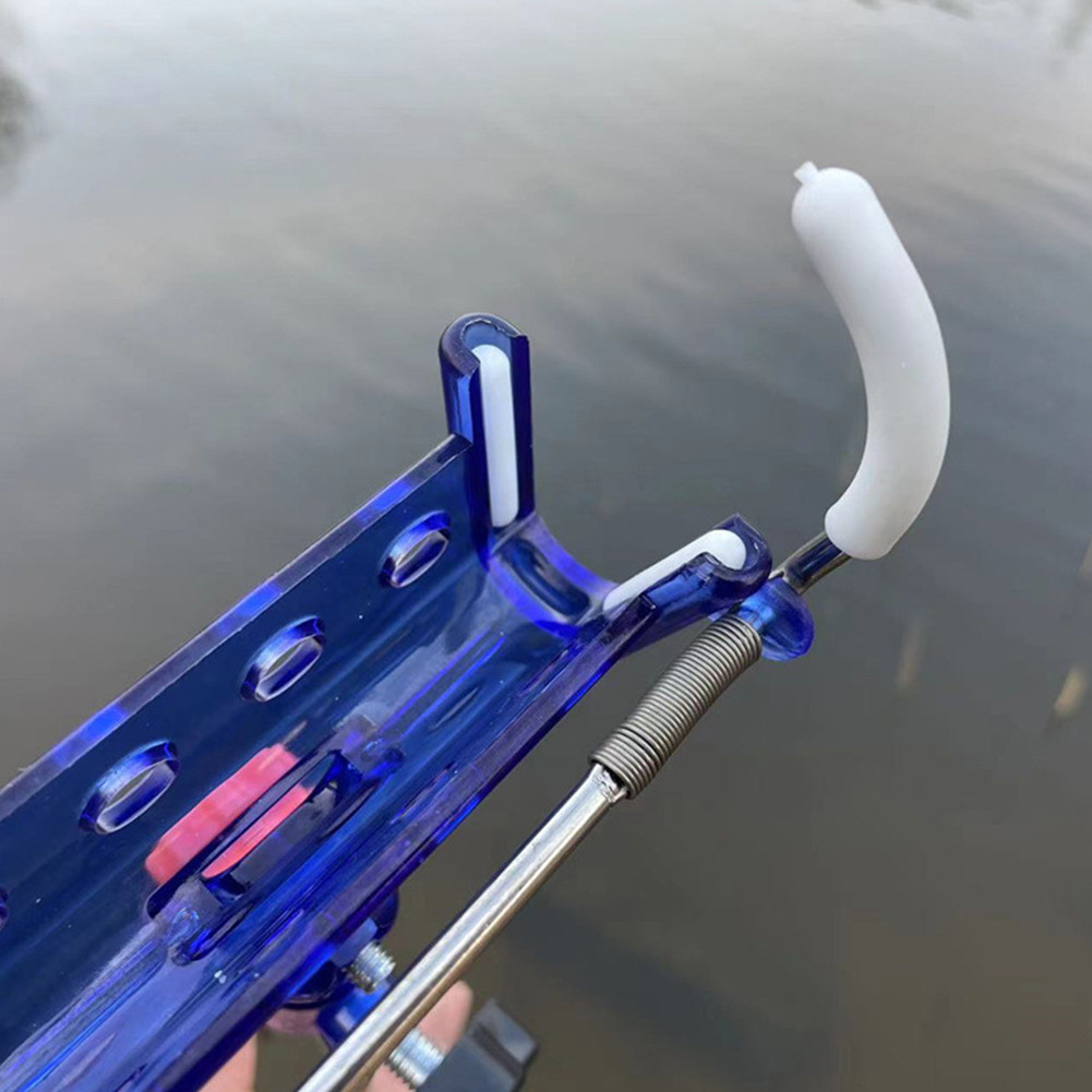 Fishing Rod Rack Stand Adjustable for Bank Fishing Ground Support (Blue ...