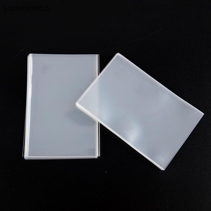Sun 50 sheets/pack Transprant Card Cover Holder For Board Game ID Cards ...