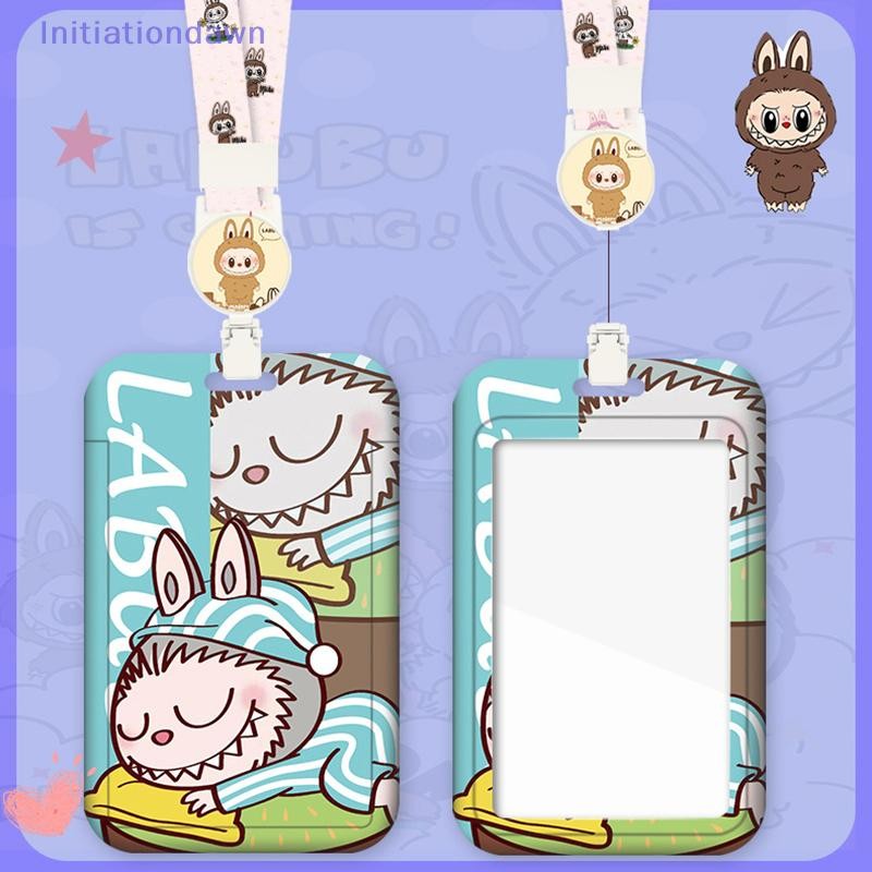 [Initiationdawn] Cartoon Hot Labubu The Monsters Card Holder ID Card ...