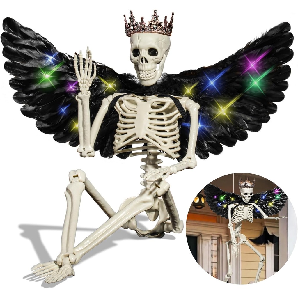 36" Skeleton Halloween Decorations Outdoor/Indoor,Party Decorations ...