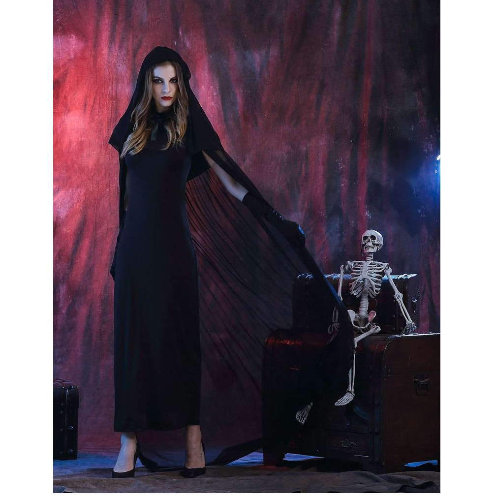 L & Y 2024 New Style Halloween Witch Death Robe Dark Night Wandering ...
