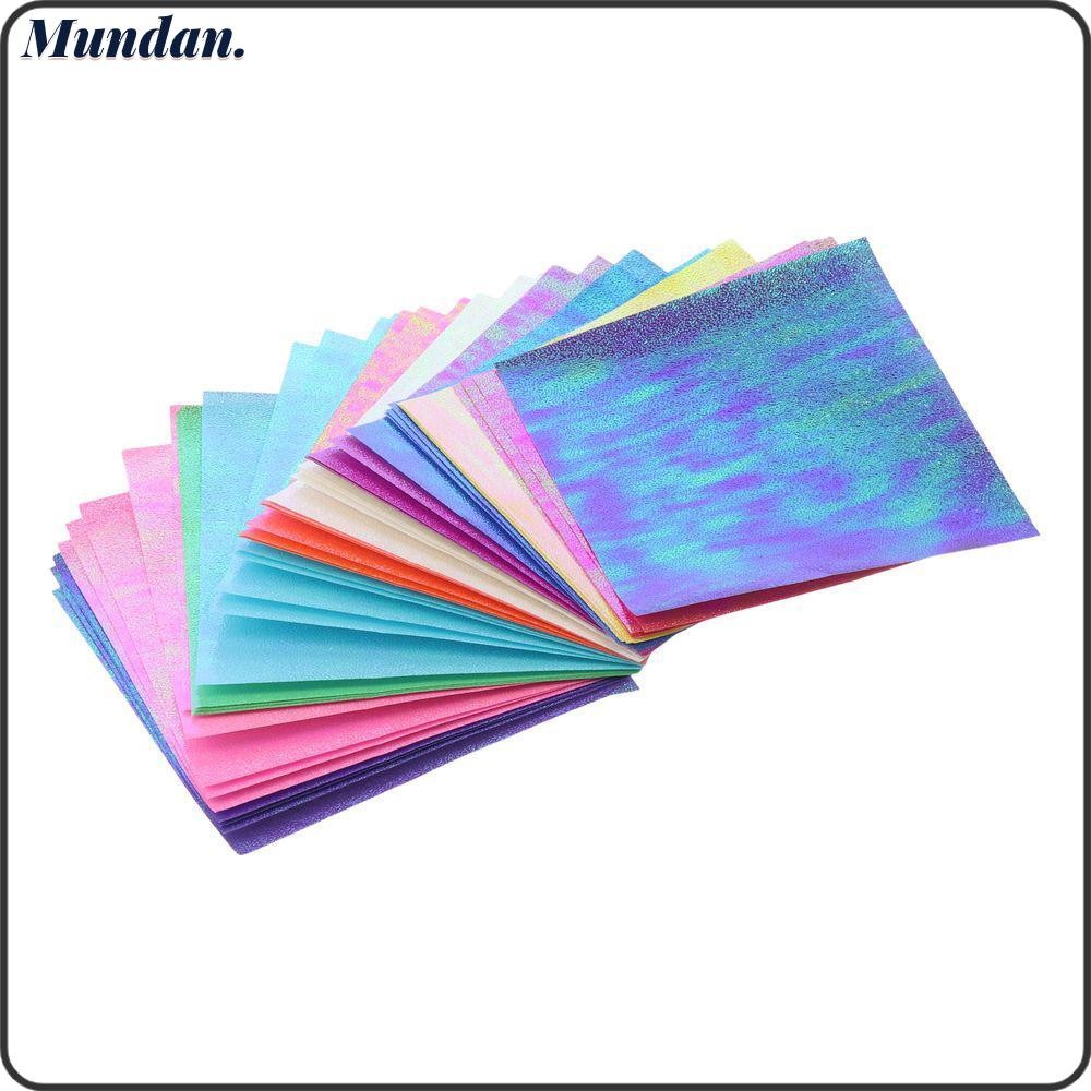 MUNDAN Flash paper, Colored origami Thick card Rainbow paper, Origami ...