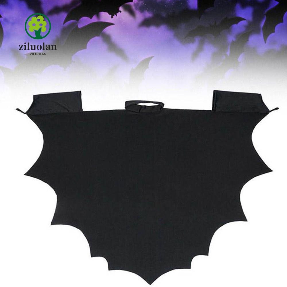ZILUOLAN Bat Wing Cloak, Bat Wing With Patch Black Bat Wing Cape ...