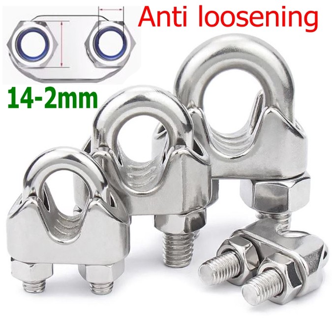 14-2 mm Anti loosening measures Stainless &Galvanized Steel Wire Rope ...