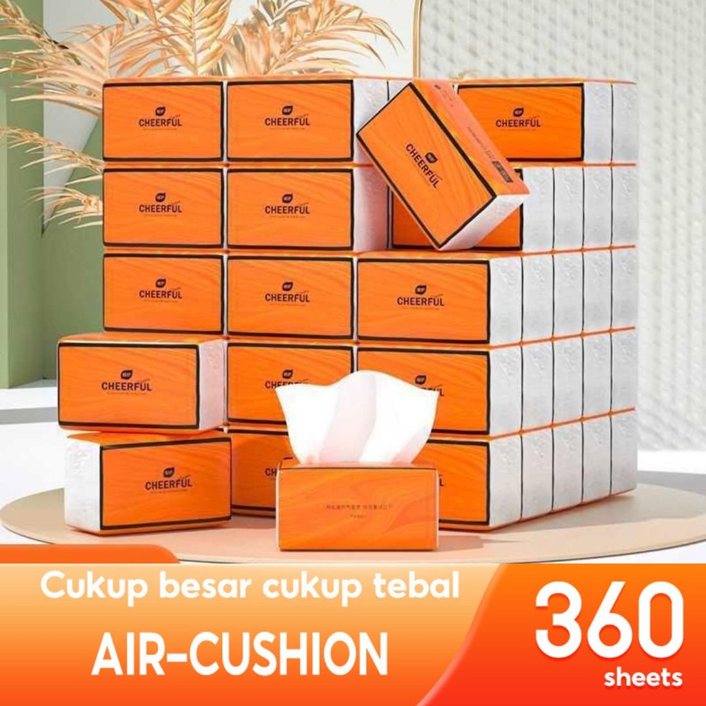 (20 Packs) CHEERFUL tissue facial tissue pocket tissue Botare Air ...