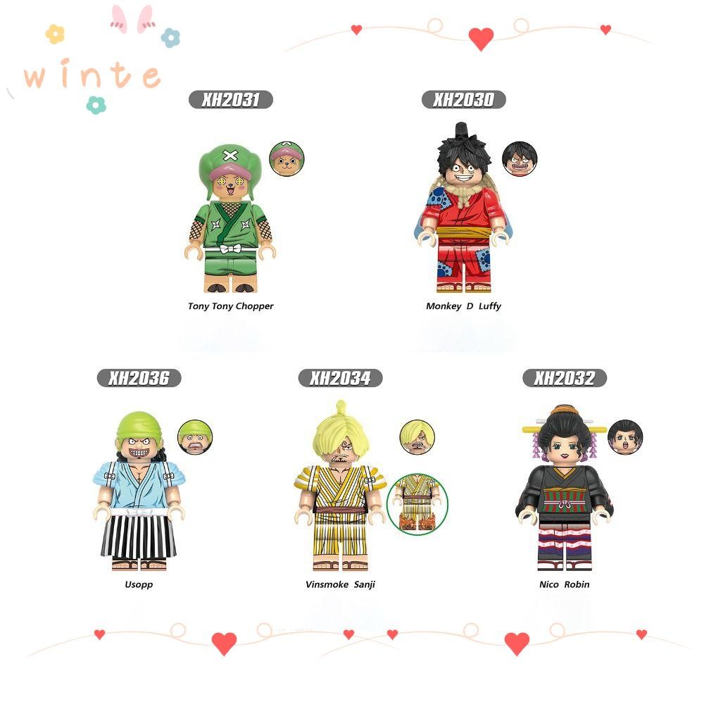 WINTE Brick Action Figure, Usopp Sanji Luffy Minifigures, Gift Creative ...