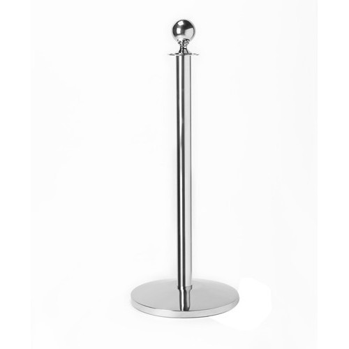 Queue Up Stand Pole Stainless Steel | Queue Up Stand Pole with Ball ...