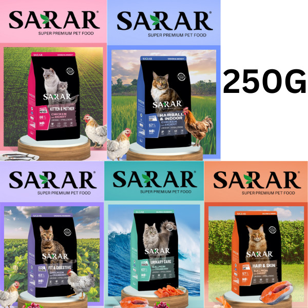 SARAR CAT DRY FOOD 250G | Shopee Malaysia