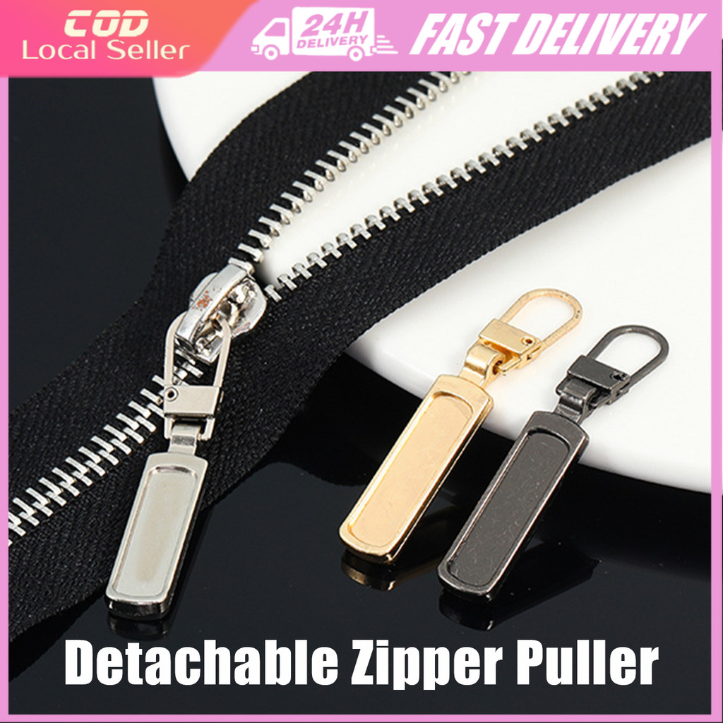 Universal zipper puller Instant Zipper Repair Kit Metal Zipper Head for ...
