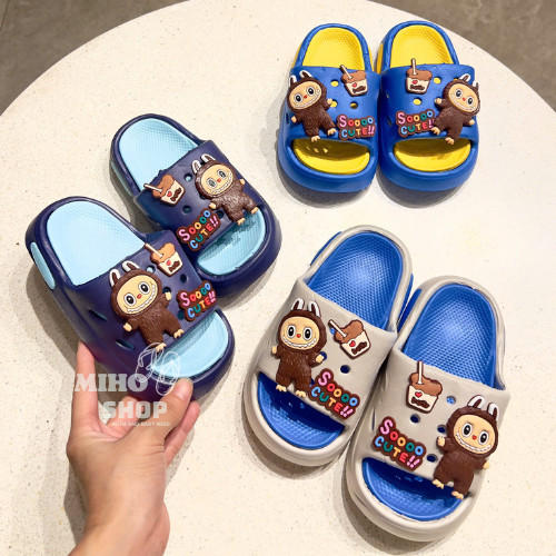 Labubu sandals with 2-layer sole, so cute and super beautiful for ...