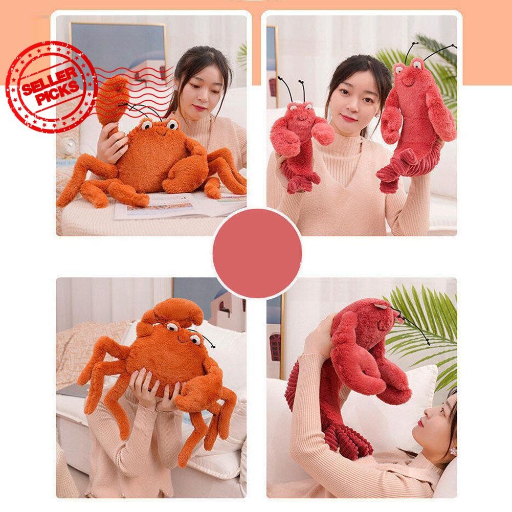 Crab Lobster Series Doll Cute Plush Toy Simulation Doll Year Animal ...