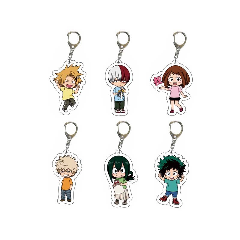 My Hero Academia Double-Sided Acrylic Keychain Izuku Midoriya Bakugo ...