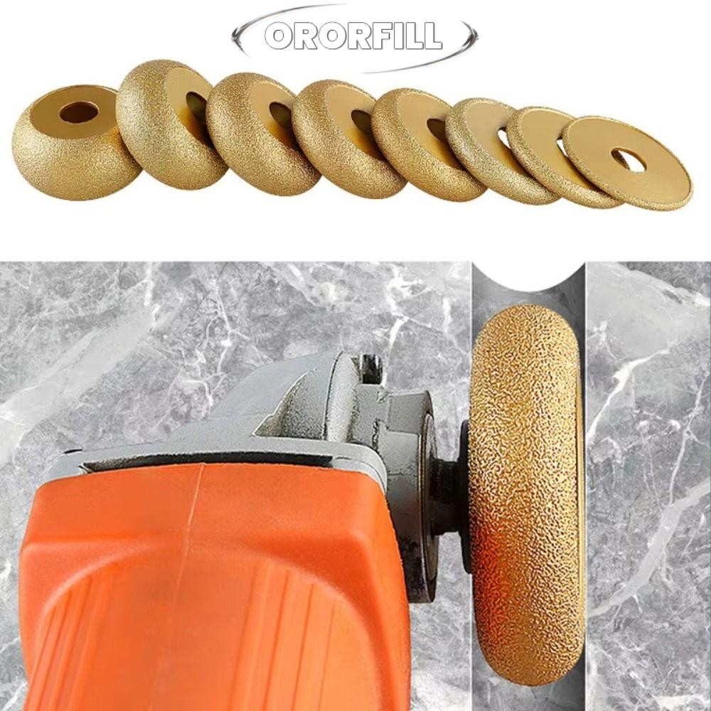 ORORFILL Stone Edging Wheel, 75mm Roman Slotted Grinding Wheel, High ...