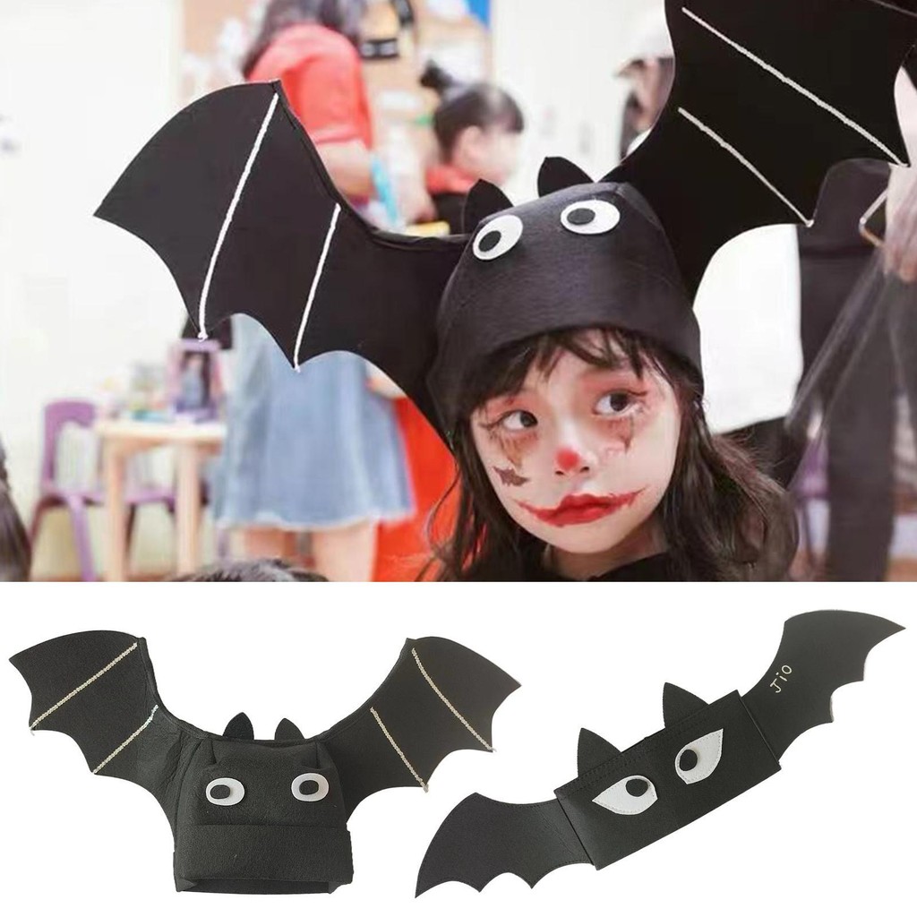 Halloween Black Bat Hat Felt Bat Hat Dress Up Costume Accessories Devil ...