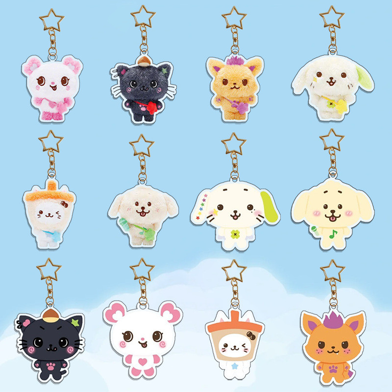 New Kpop Idol NCT WISH Keyring Cute Cartoon Acrylic Keychains | Shopee ...
