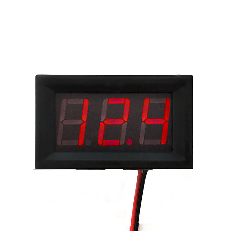 [NAY] Digital Voltmeter 2-wire DC 5V To 120V Voltage Digital Display ...