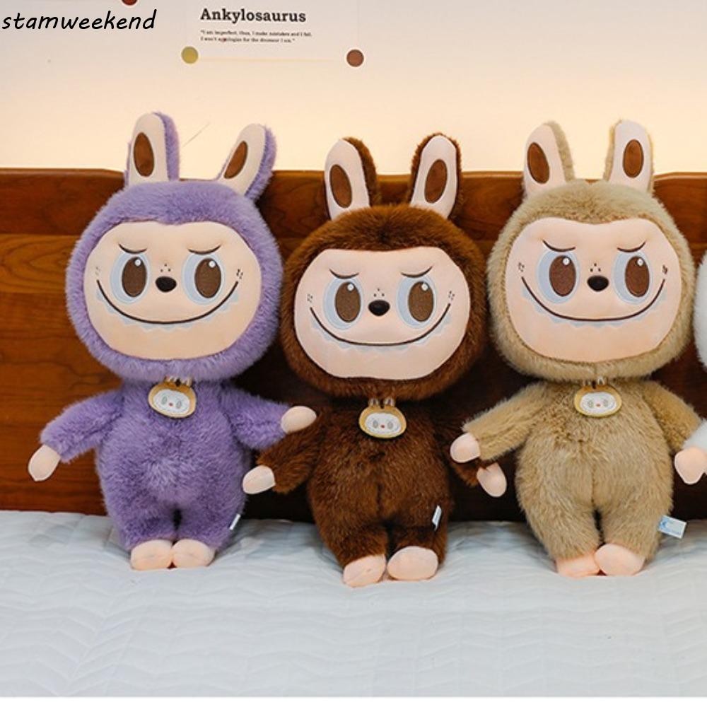 STAMWEEKEND Labubu Plush Stuffed Doll, Big Eye Stuffed Labubu Time ...