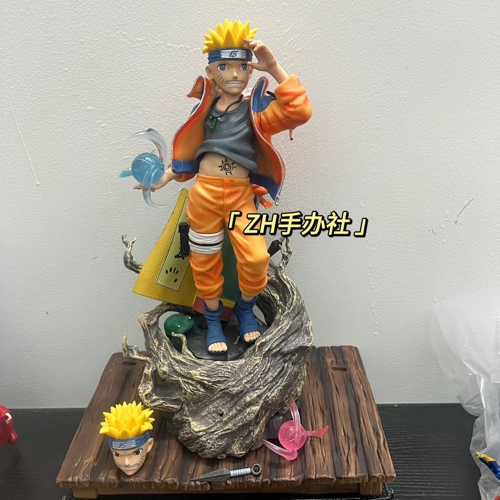 Naruto Teenager Series Naruto Interchangeable Head Figure 30cm Model ...