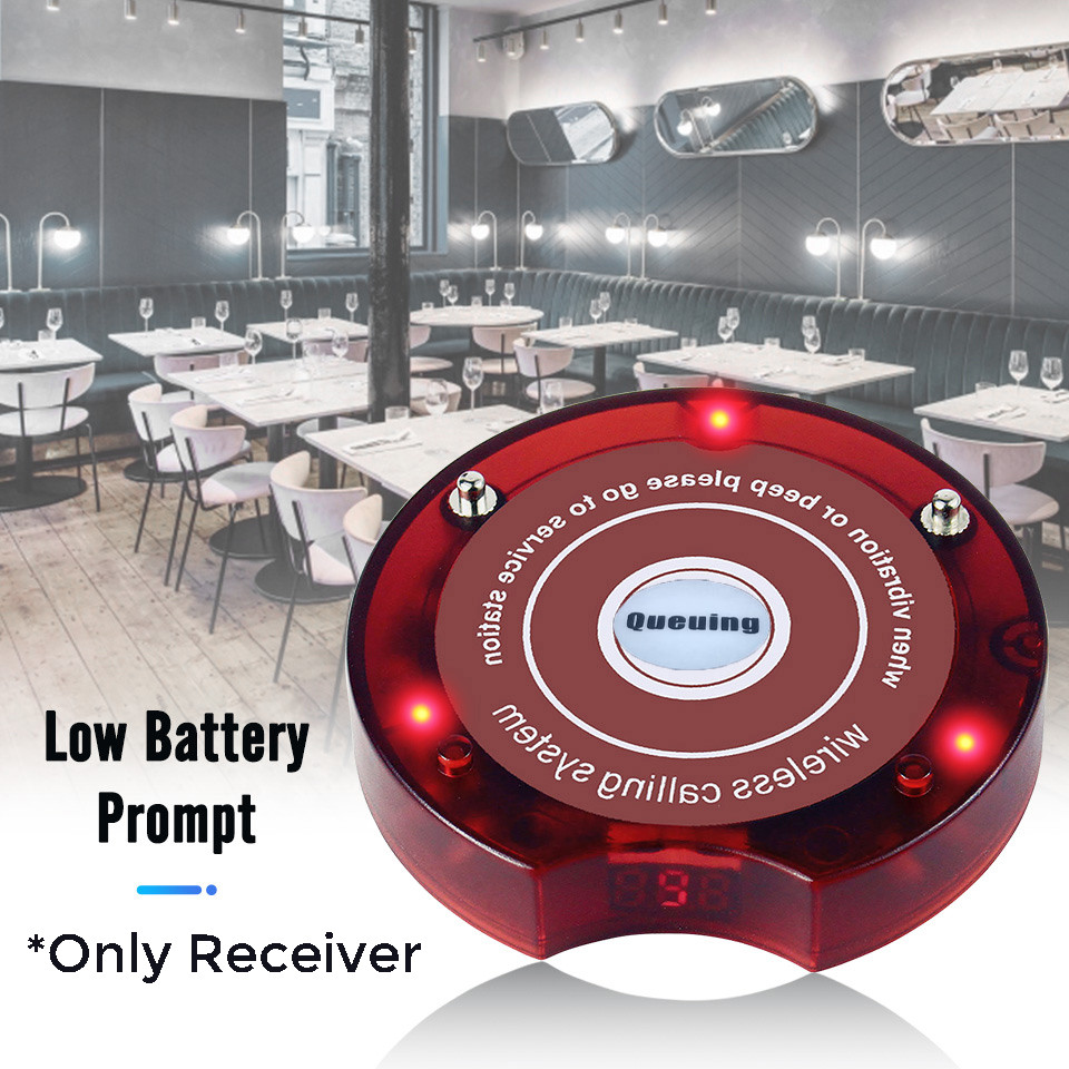 MESIN Rtks Wireless Calling System Receiver Pager Queuing Machine - SU ...