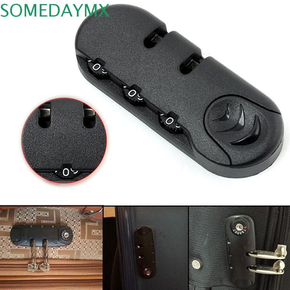 SOMEDAYMX Combination Padlock Lock Pull Chain Bag Accessories Anti ...