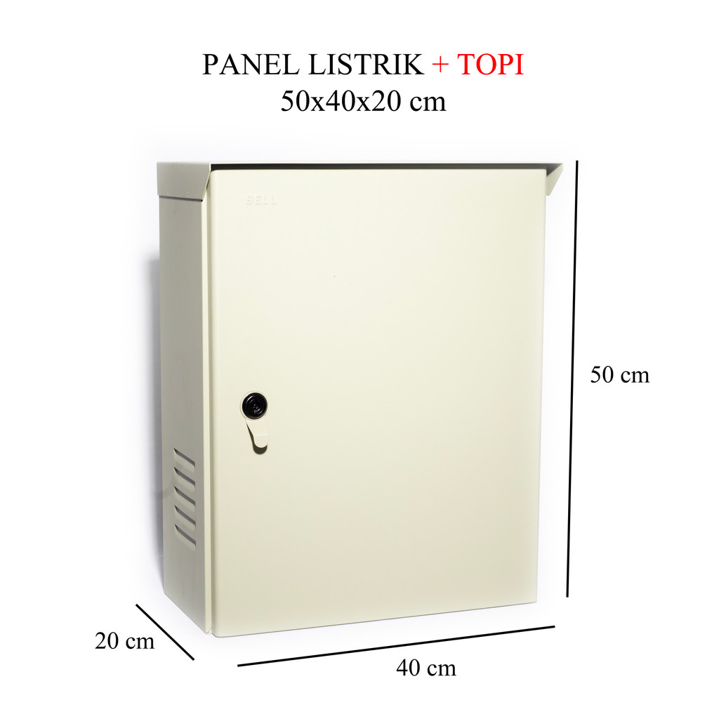Electrical Panel Box + Outdoor Hat 50x40x20 cm 50 x 40 x 20 cm by BELL ...
