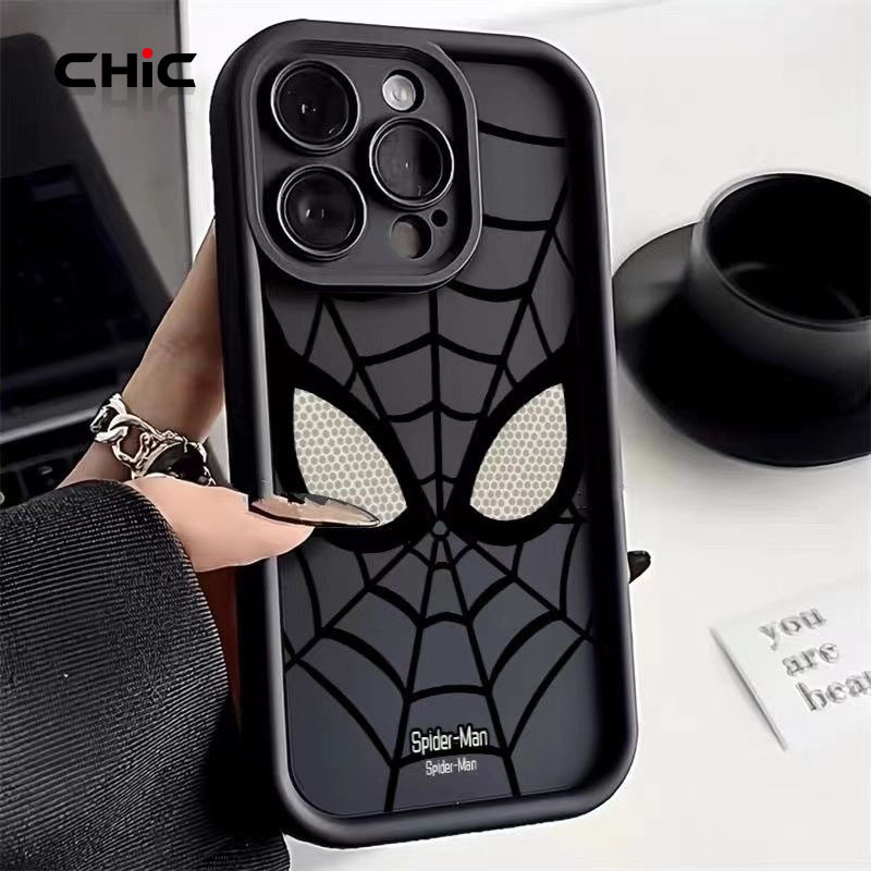 Spider-Man Mask Phone Case Compatible for iPhone 15 11 14 Pro Max 13 12 ...