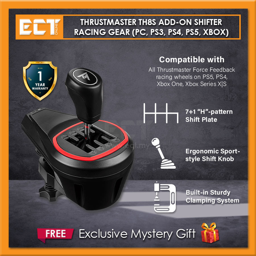Thrustmaster TH8S Add-On Shifter Racing Gear (PC, PS3, PS4, PS5, XBox ...