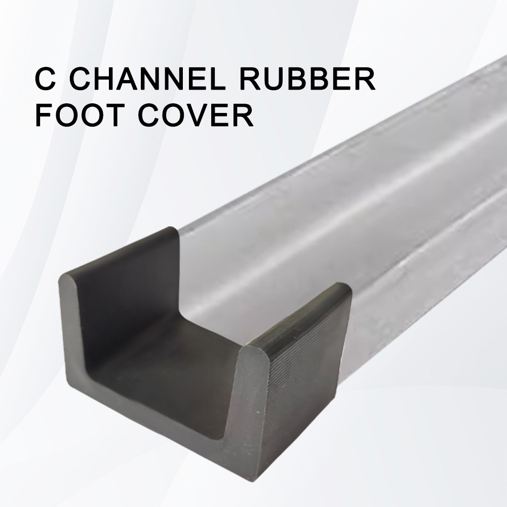 C Channel Rubber Foot Cover Based / Anti Scratch Cap / Tapak Getah C ...