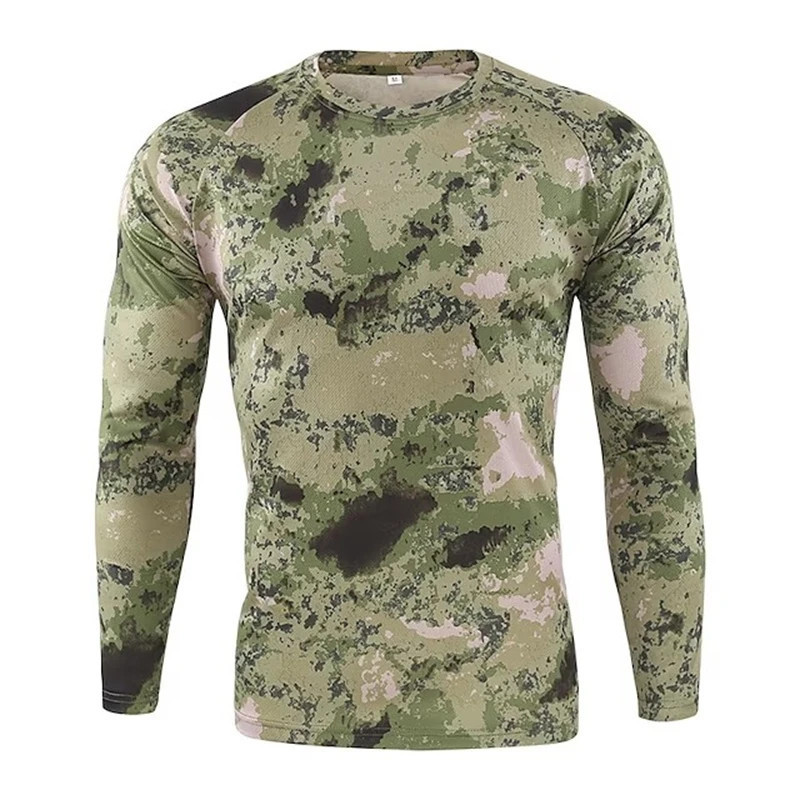 Hunting 3d Printed T-shirt Camouflage T Shirt Camo Long Sleeve Spring ...