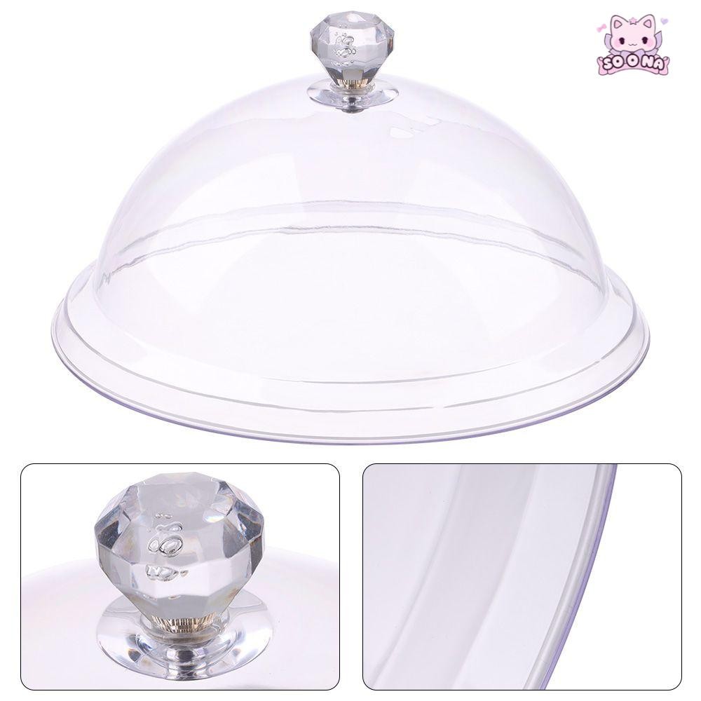 SOONA Food Cover Round Dish Tempered Plastic Creative Acrylic ...