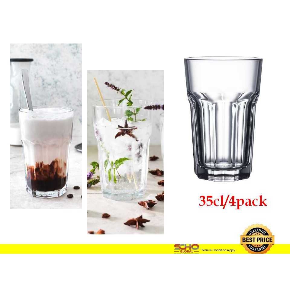 IKEA-POKAL Glass, clear glass, 35 cl 4 piece | Shopee Malaysia