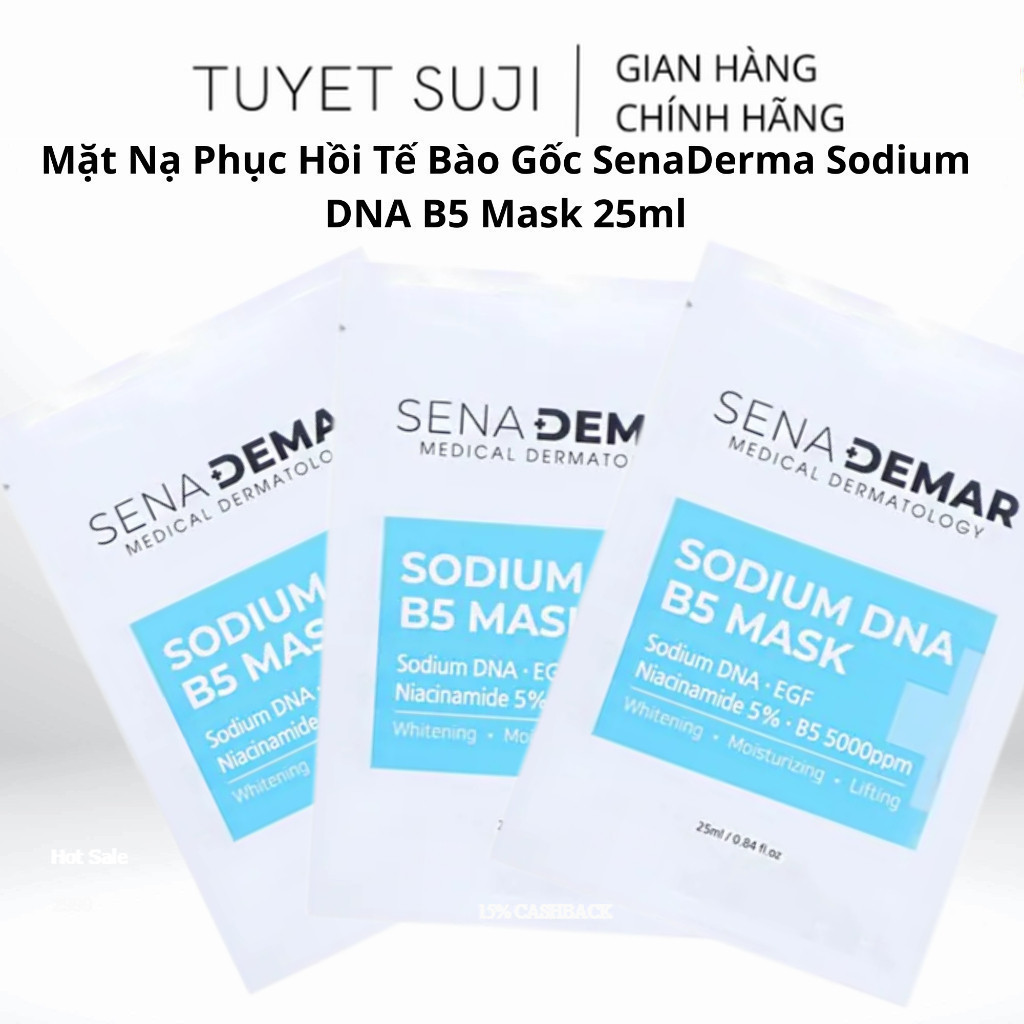 SenaDerma Sodium DNA B5 Mask 25ml | Shopee Malaysia