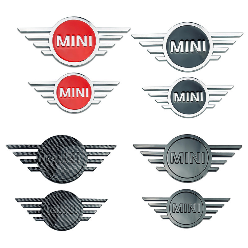 ABS Car Front Head Emblem Rear Sticker Logo for MINI F54 F60 F55 F56 ...