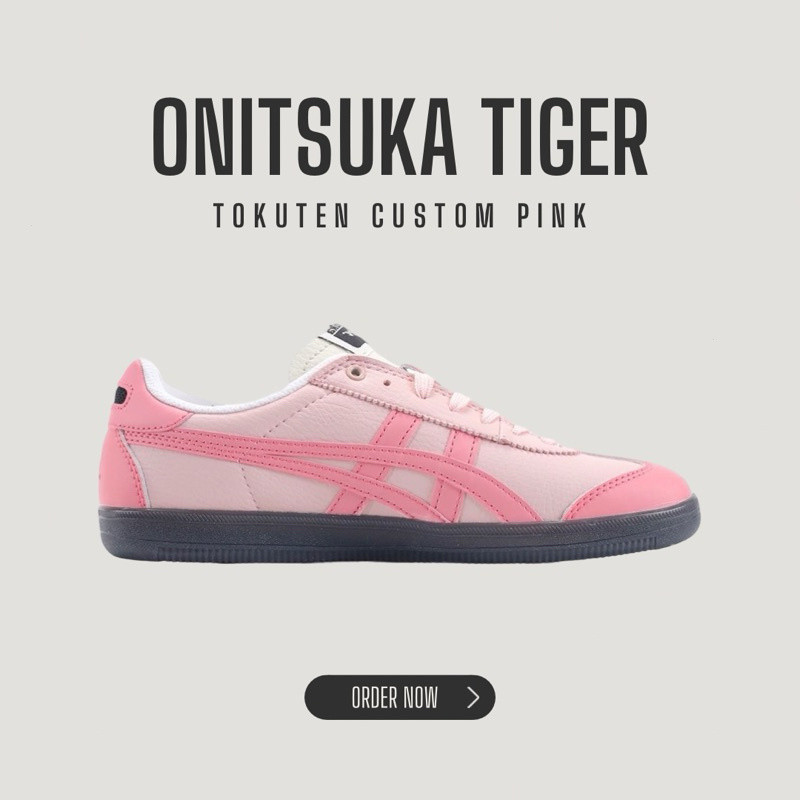 【2024 LATEST】Onitsuka Tiger Tokuten Custom Pink Sneakers Shoes | Shopee ...