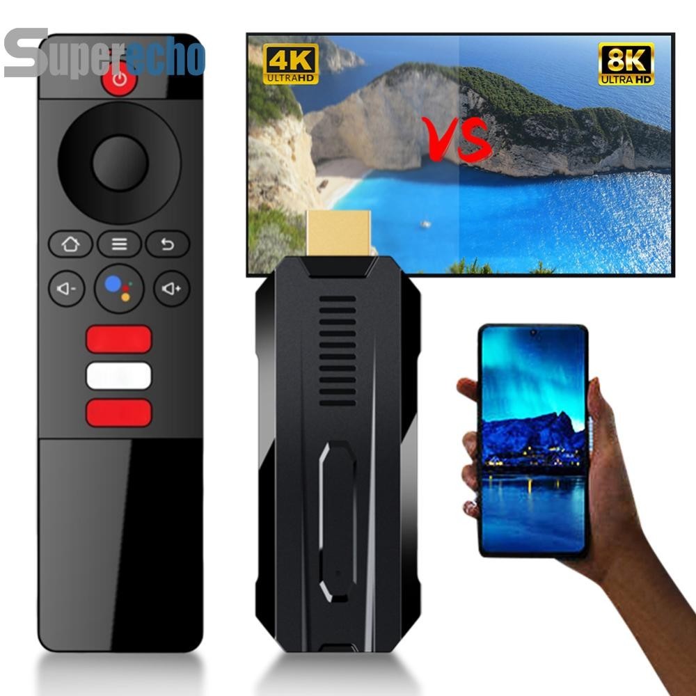 8K Smart TV Stick Android 13 Set Top Box 2.4G&5G WIFI6 2G 16G BT5.0 ...