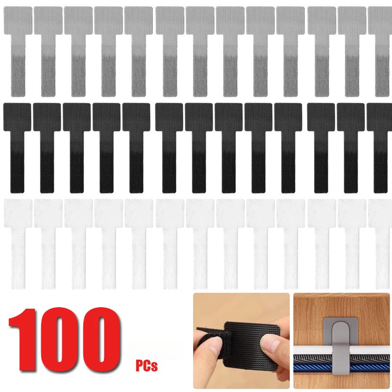 New Reusable Cable Ties Fastening Wire Organizer Cord Rope Holder Self ...