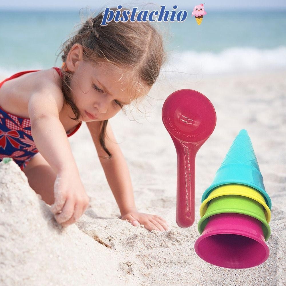PISTACHIO 5PCS Sand Toys Set Gift Playing House Digging Sand Tool Ice ...