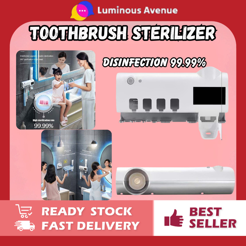 Solar Energy Electric Toothbrush Holder Smart UV Toothbrush Sterilizer ...