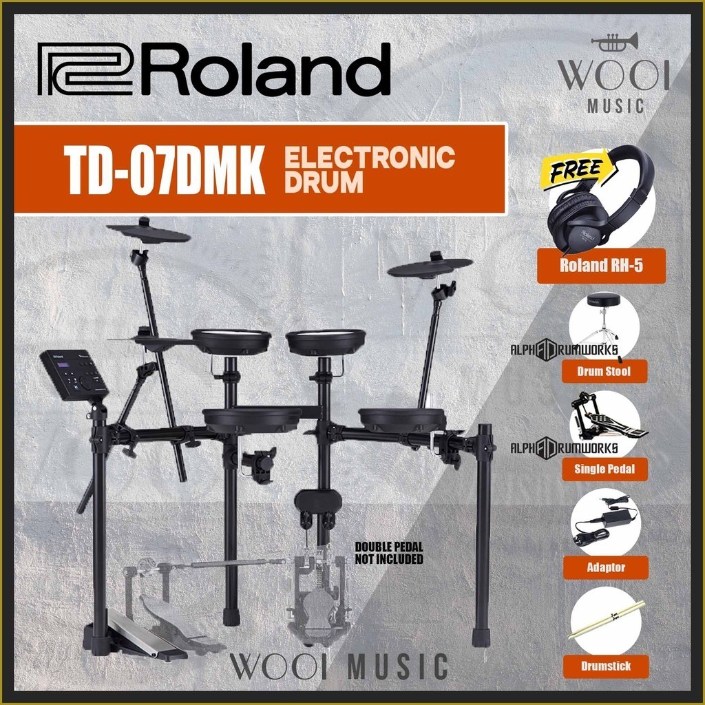 Roland V-Drums TD-07DMK Electronic Drum TD07DMK Digital Drum | Shopee Malaysia